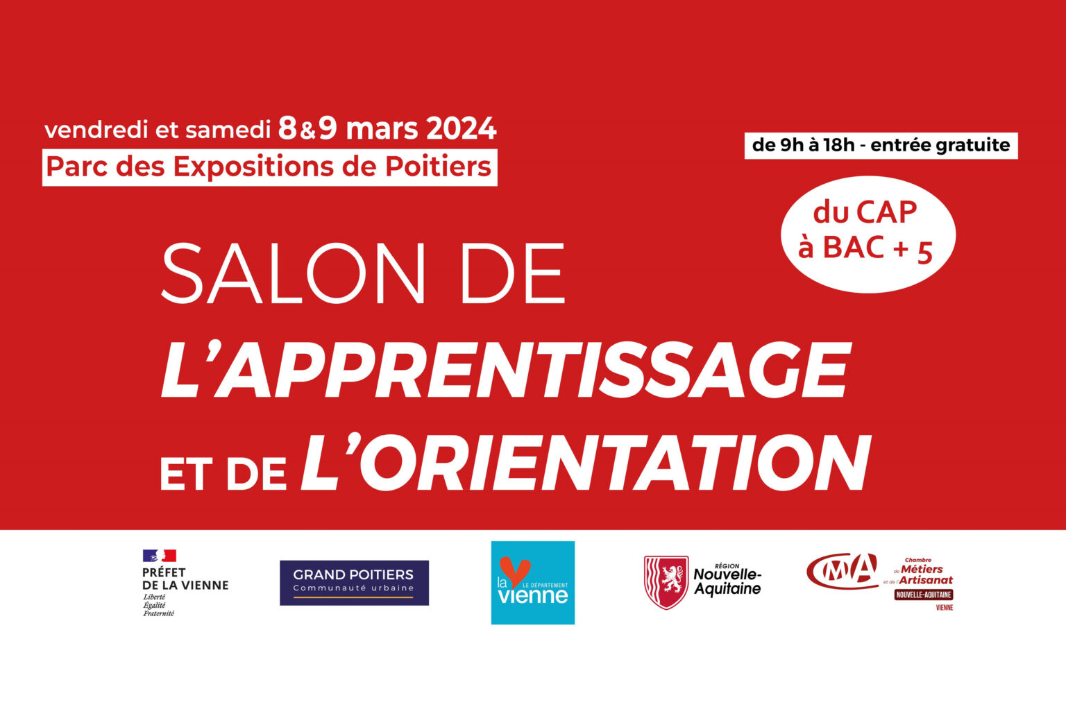 Salon de l'Apprentissage et de l'Orientation 2024 | GIP FCIP Poitiers